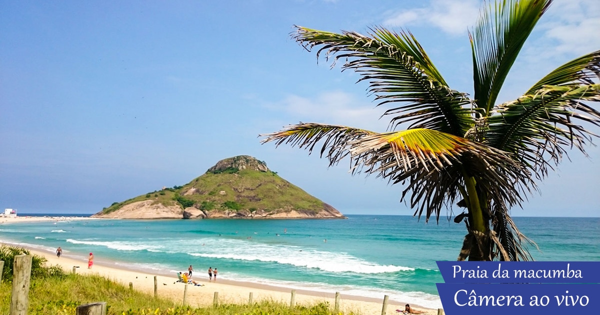Câmera ao vivo Praia da Macumba - Rio de Janeiro - Praia do Recreio