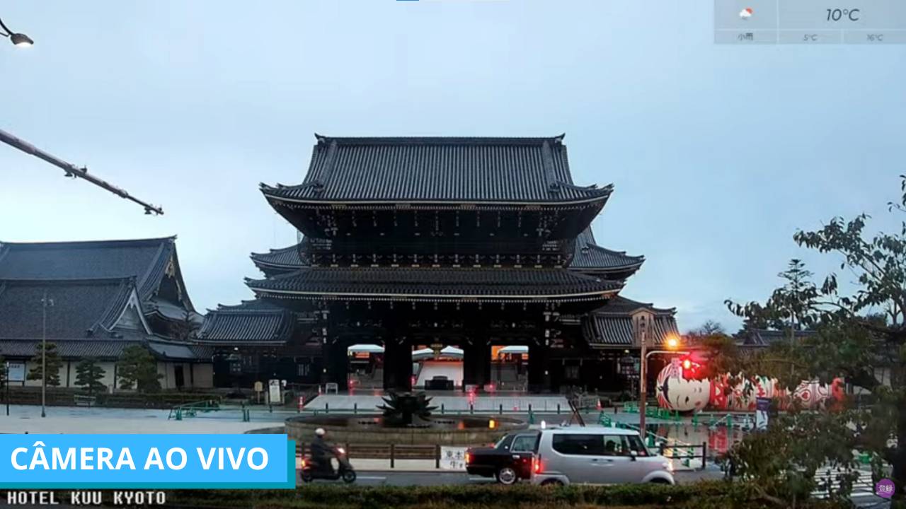 Câmeras ao VivoTemplo Higashi-Honganji, Kyoto, Japão | Câmeras do Mundo